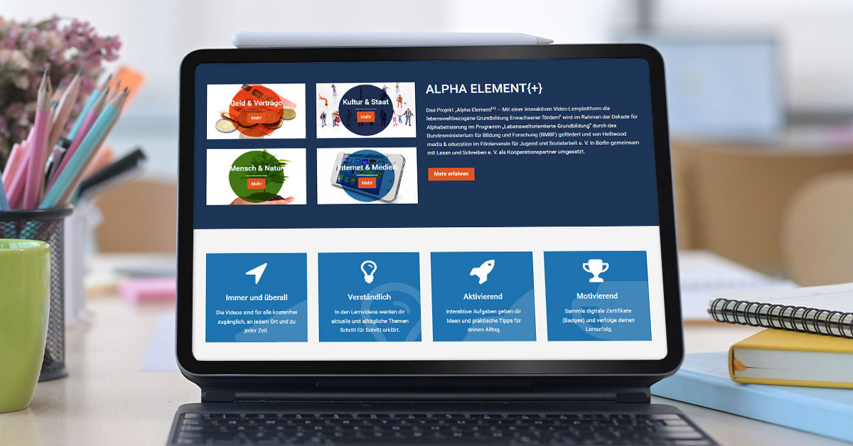 Aktuelles > Pre-Launch Alpha Element{+} | alpha element